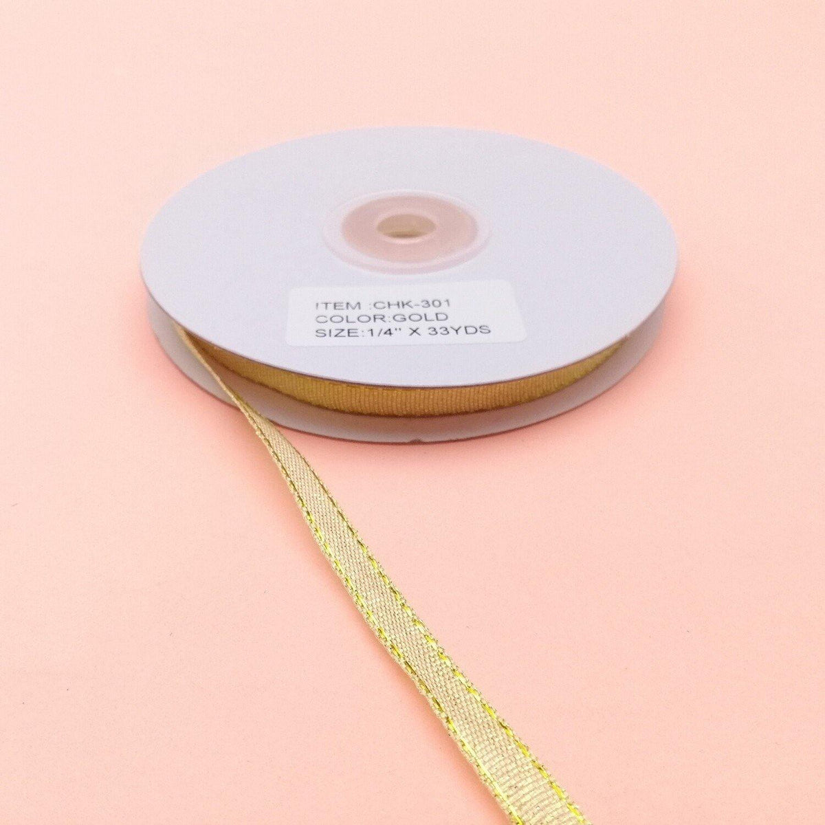 1/4" K-301 GOLD RIBBON (33YDS) – Kitchen Convenience: Ingredients ...