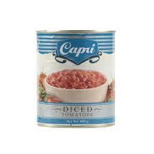 CAPRI DICED TOMATOES 800 (U) – Kitchen Convenience: Ingredients ...