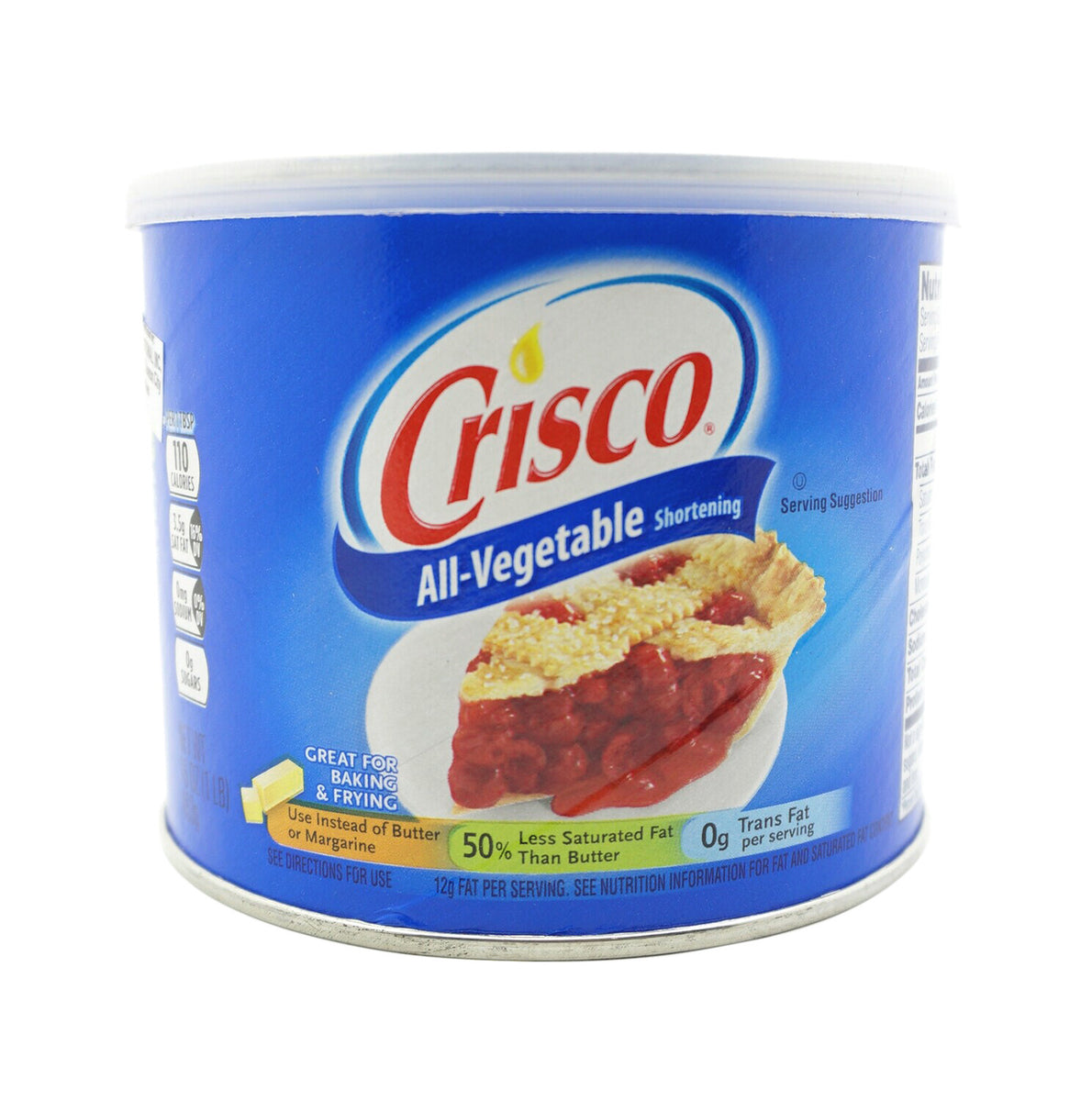 CRISCO ALL VEGETABLE SHORTENING 16OZ (C) – Kitchen Convenience ...