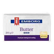 EMBORG SALTED BUTTER 200G (U) – Kitchen Convenience: Ingredients ...