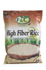 F&C PREMIUM ORGANIC HIGH FIBER RICE BROWN 2KG (U) – Kitchen Convenience ...