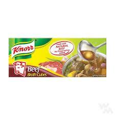 KNORR BEEF BROTH CUBES 120G (U) – Kitchen Convenience: Ingredients ...