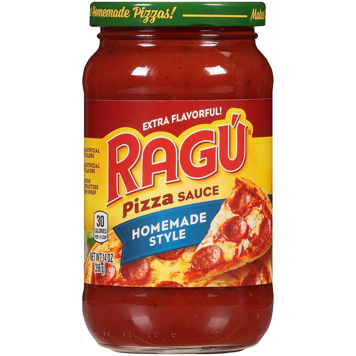 RAGU PIZZA SAUCE HOMEMADE STYLE 14OZ (U) – Kitchen Convenience ...