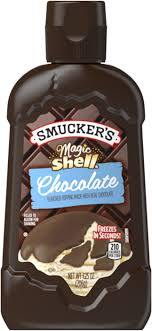 SMUCKERS MAGIC SHELL CHOCOLATE FLAVORED TOPPING 7.25OZ/206G (U ...