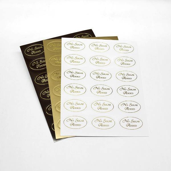 ⅞” x 1⅜” No Sugar Added Sticker- 180'S – Kitchen Convenience ...